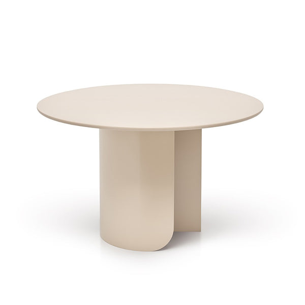 Plateau dining table round - Sand – The EDIT