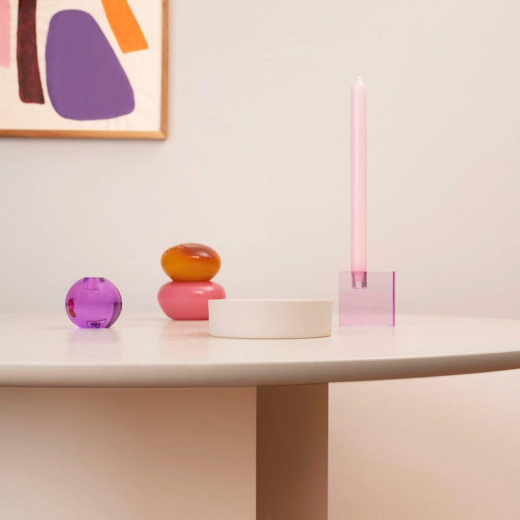 Plateau dining table round - Sand – The EDIT